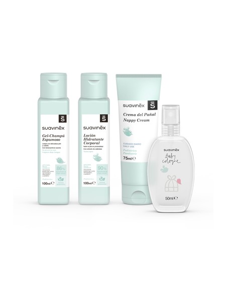 SUAVINEX BABY CARE ESSENTIALS SET AZUL